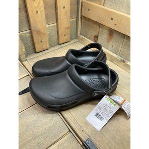 CROCS | Shoes | Crocs Bistro Clog Black M7w9 Unisex Work Catering Chefs ...